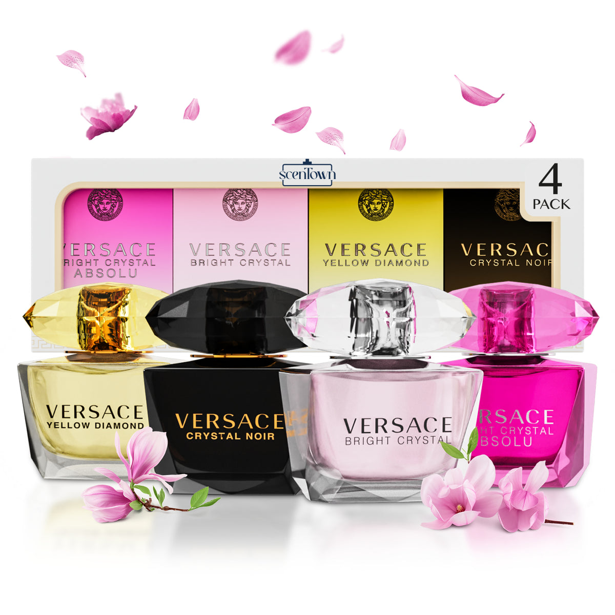 Miniature Gift Set of 4 Versace Perfume for Women. – Sales Town